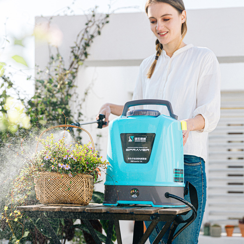 Battery Operated Agriculture Plastic Backpack 10L Flower Spray Bottel ...